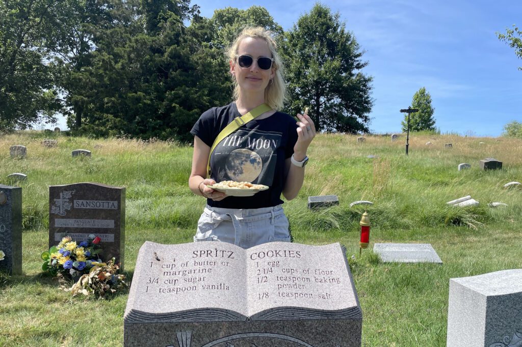 Woman cooks 40 recipes engraved on gravestones – and says they’re "to ...