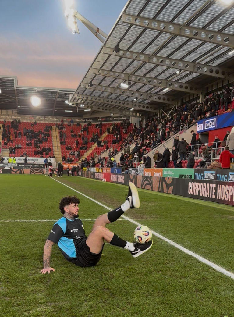 Jay Rosa brings mental health message to Rotherham United matchday