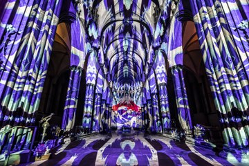 Luxmuralis: Time, son et lumiere light and sound epic art projection at ...