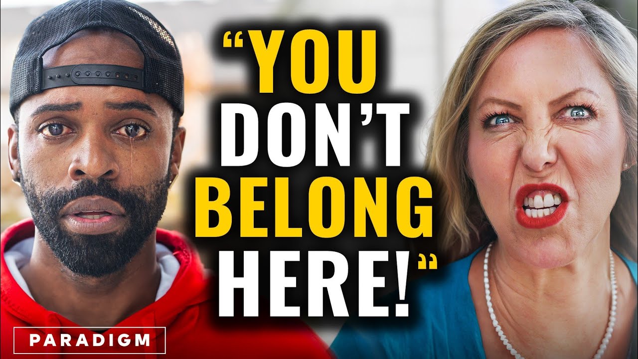 White woman blocks Black man from entering his own home