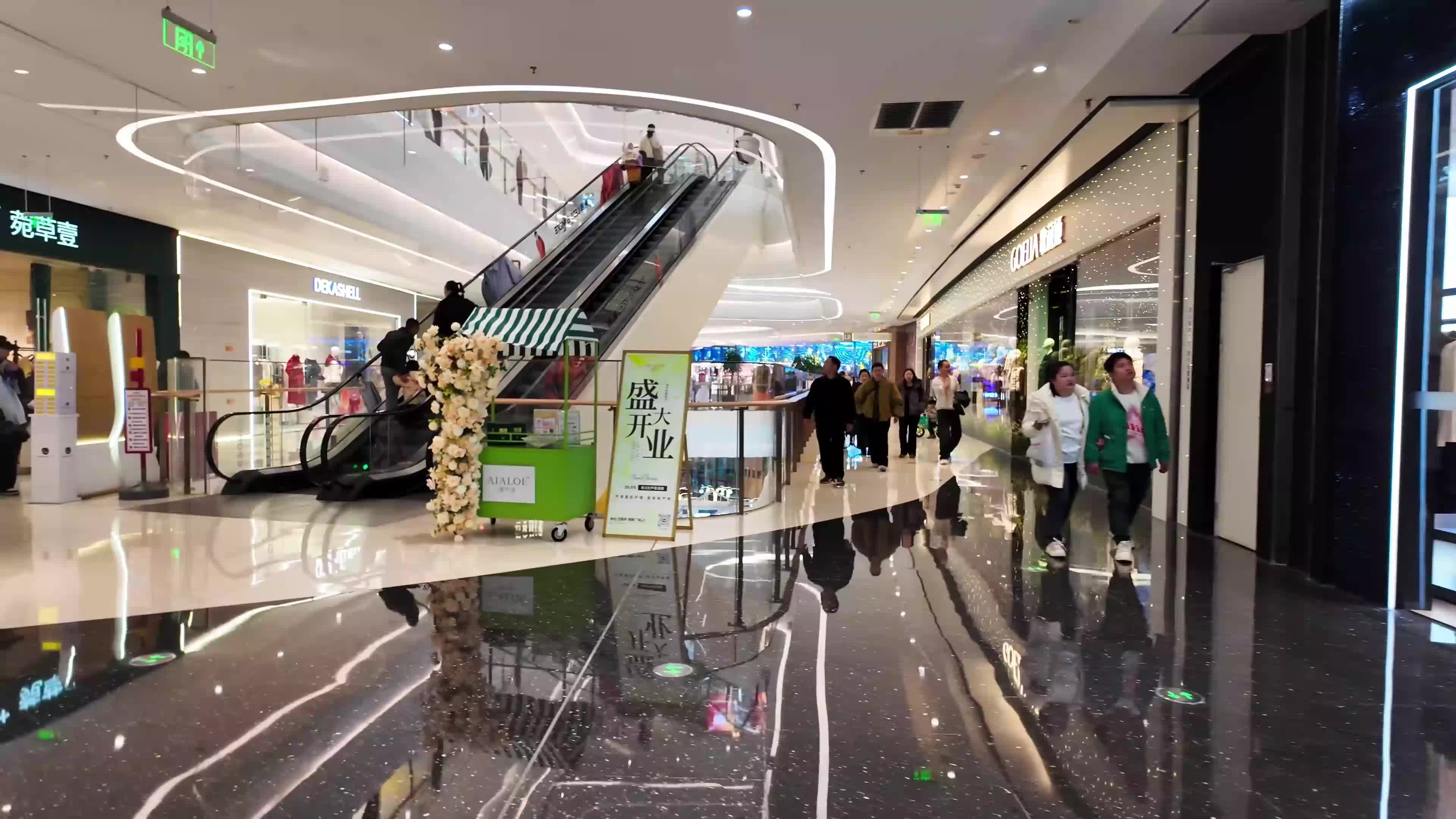 Inside the giant Dolphin Mall in China
