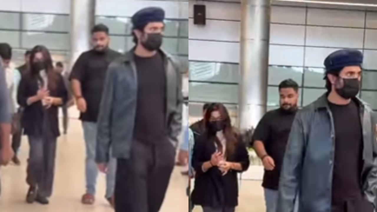 Rashmika Mandanna and Vijay Deverakonda spotted together at the airport ...