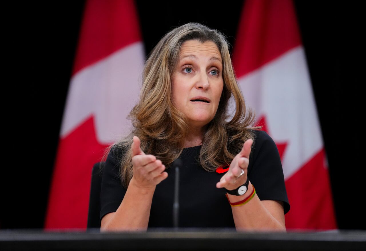 Chrystia Freeland to step down as MP on Friday