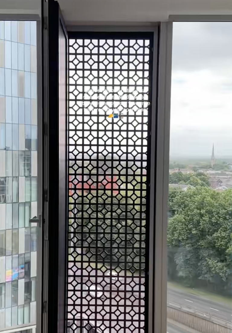 An apartment-dweller showed viewers the “cheese grater” windows in her ...