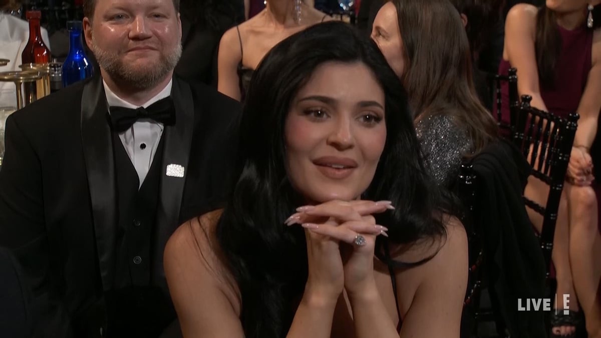 Kylie Jenner mouths 'I love you' to Timothée Chalamet at awards