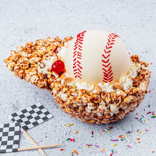 Cracker Jack sundae