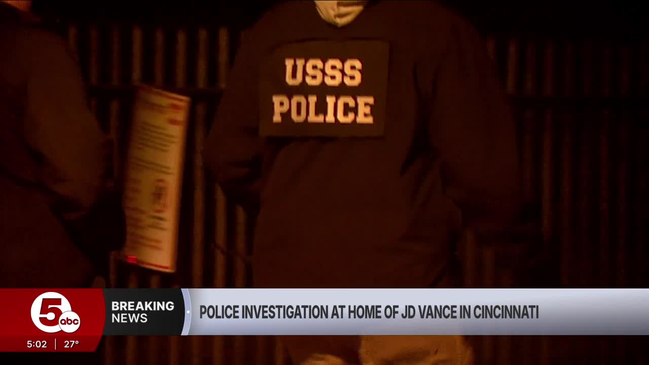 Police investigate JD Vance's Cincinnati home