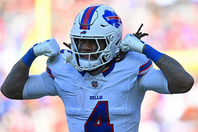 James Cook finishes 2025 season as NFL's leading rusher