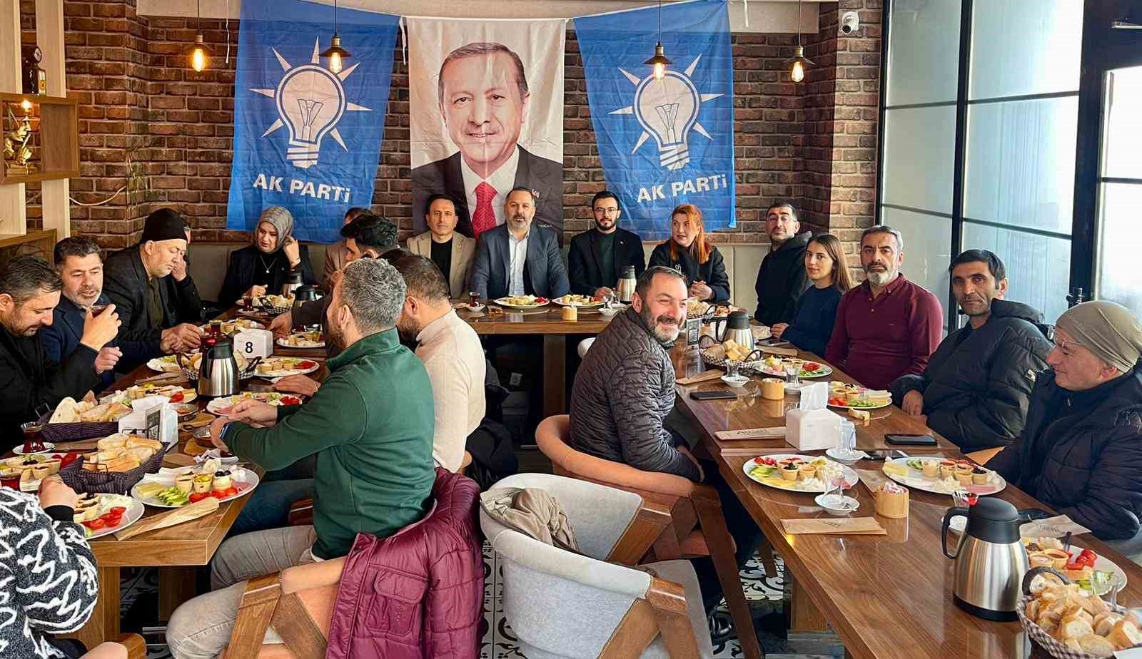 AK Parti Ardahan İl Başkanı Aydın, basınla buluştu