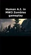 Human AI in MW3 zombies gameplay! Terminus outcomes Call of Duty Modern ...