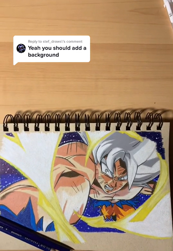 Son Goku Ultra Instinct form artwork | Dragon Ball fan art