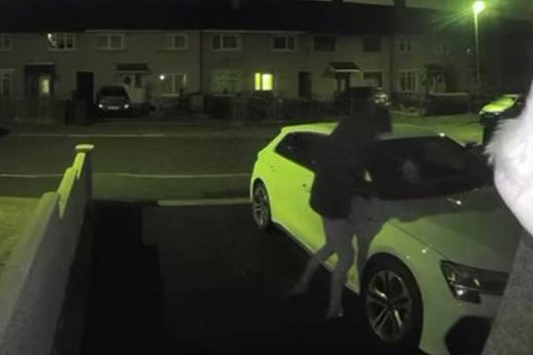 Mum's terror as car torched outside her home while she slept