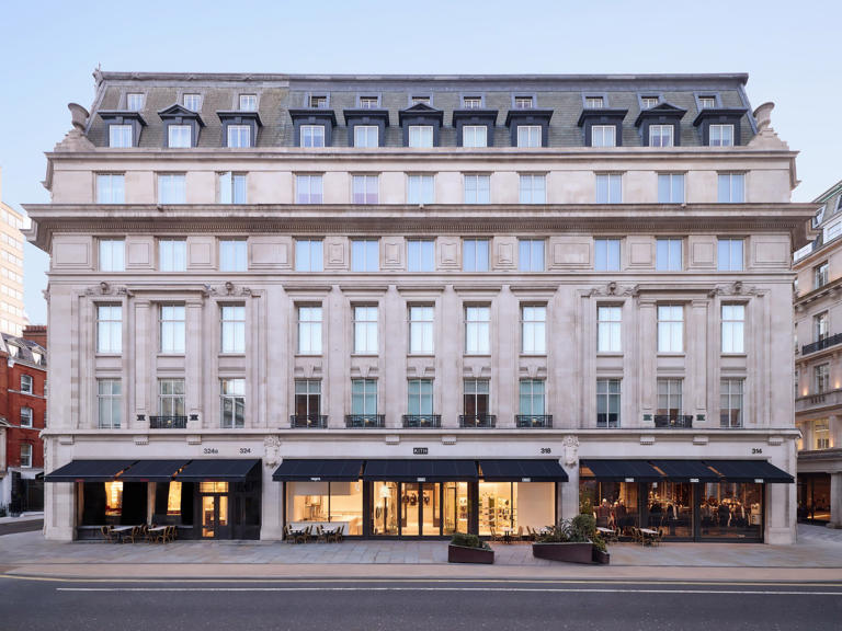Kith store on Regent Street informed by "bones of the raw space"