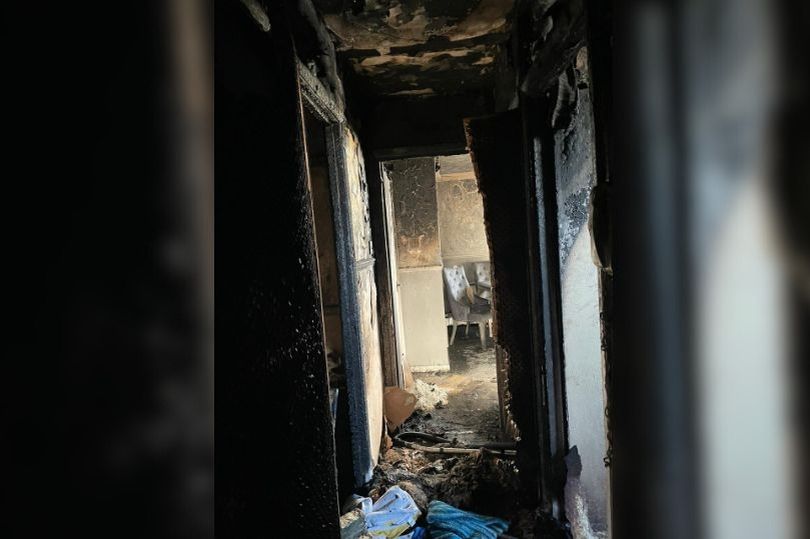 Family fortunate to escape flat fire that 'could have been much worse'