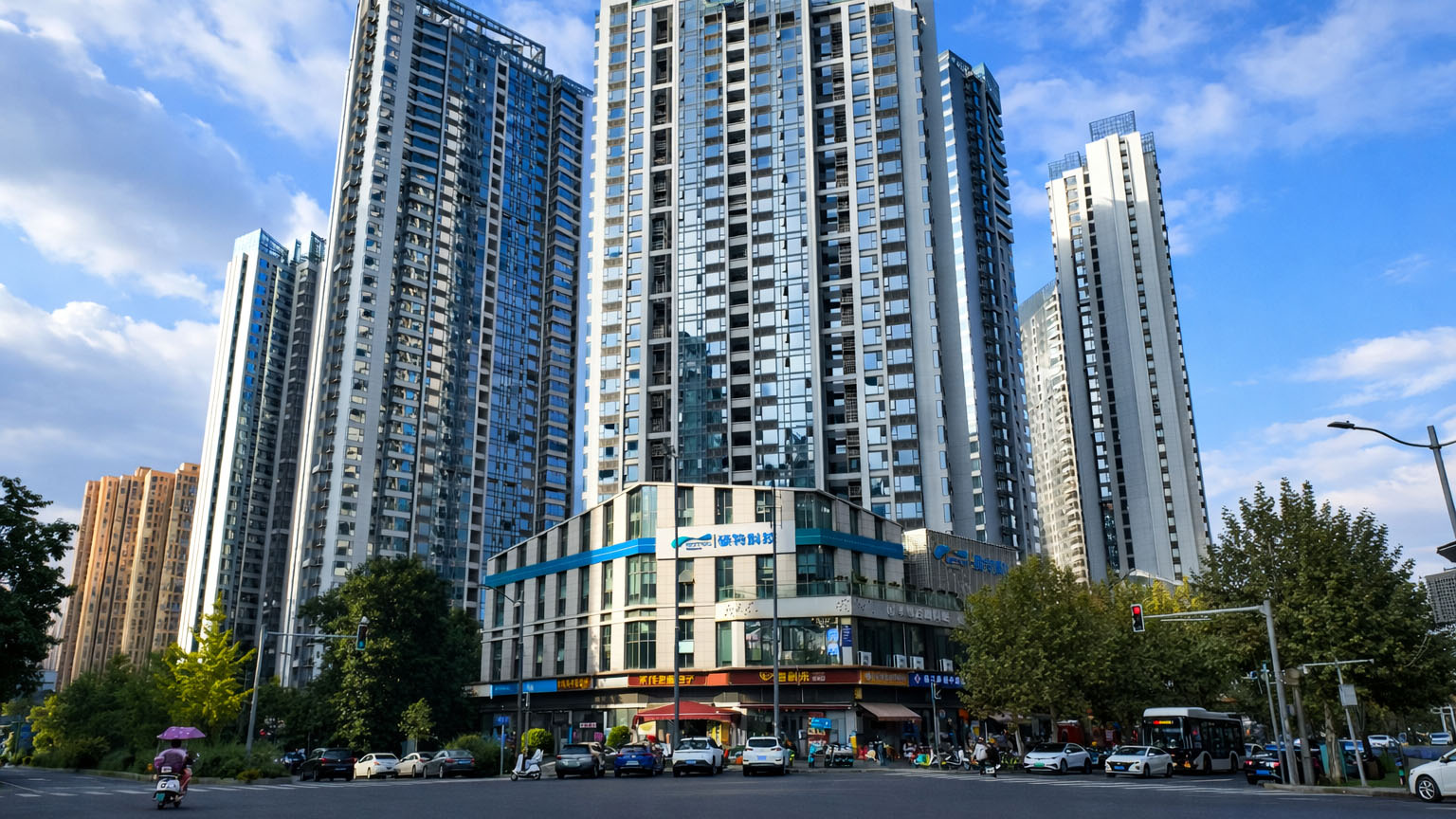 Moderne woningen midden in het groen