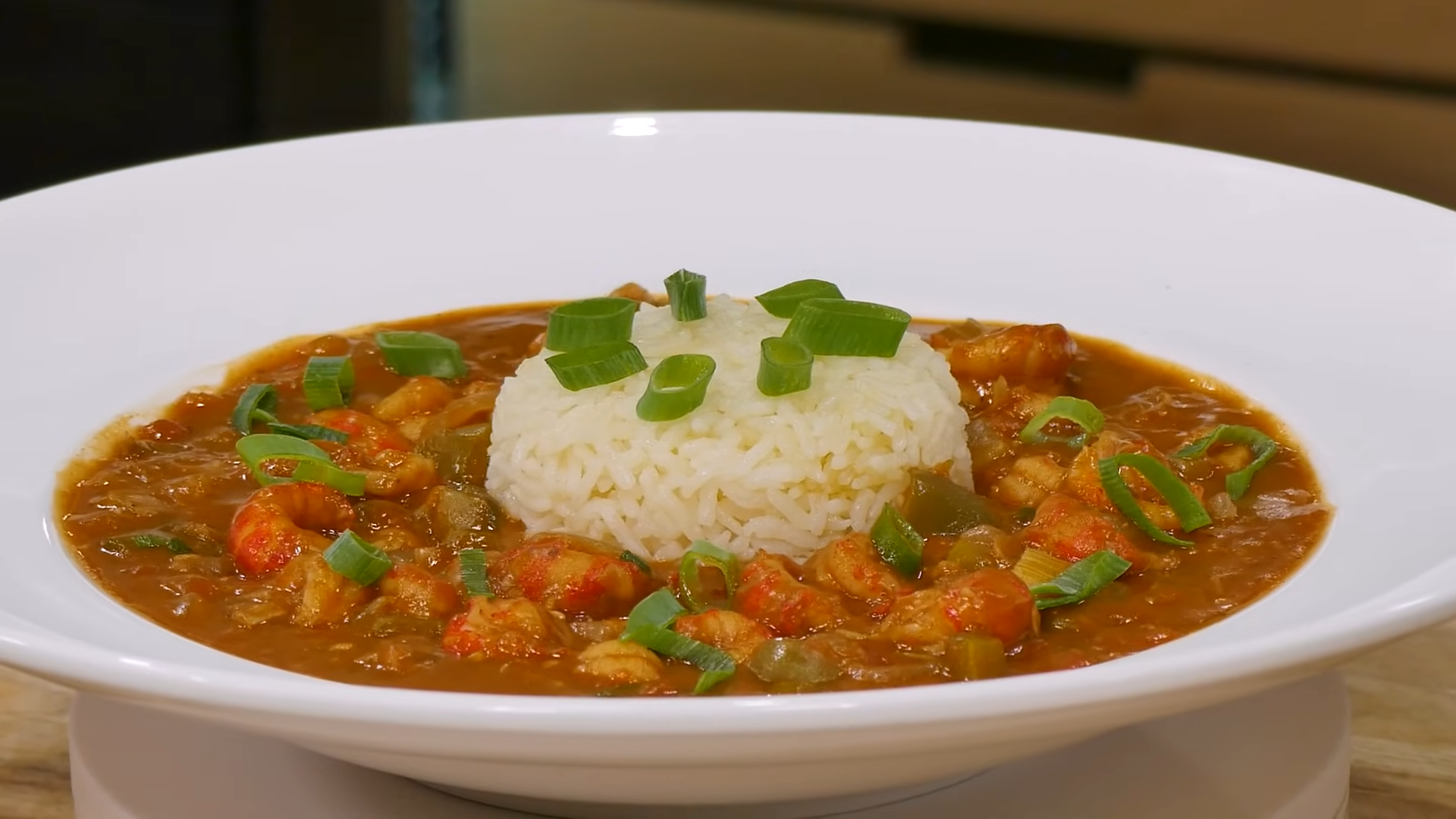 A hearty crawfish étouffée that honors the Cajun tradition