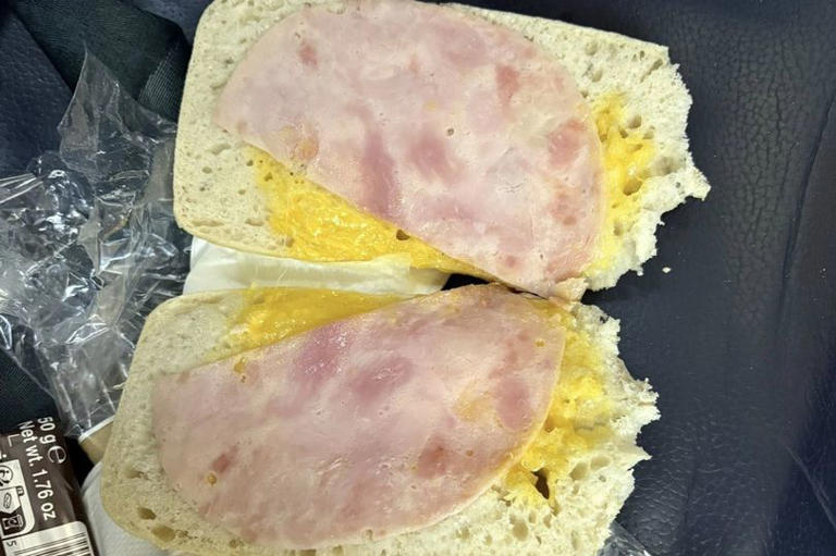 Dad served worst meal ever on Ryanair flight and 'even cabin crew agreed'
