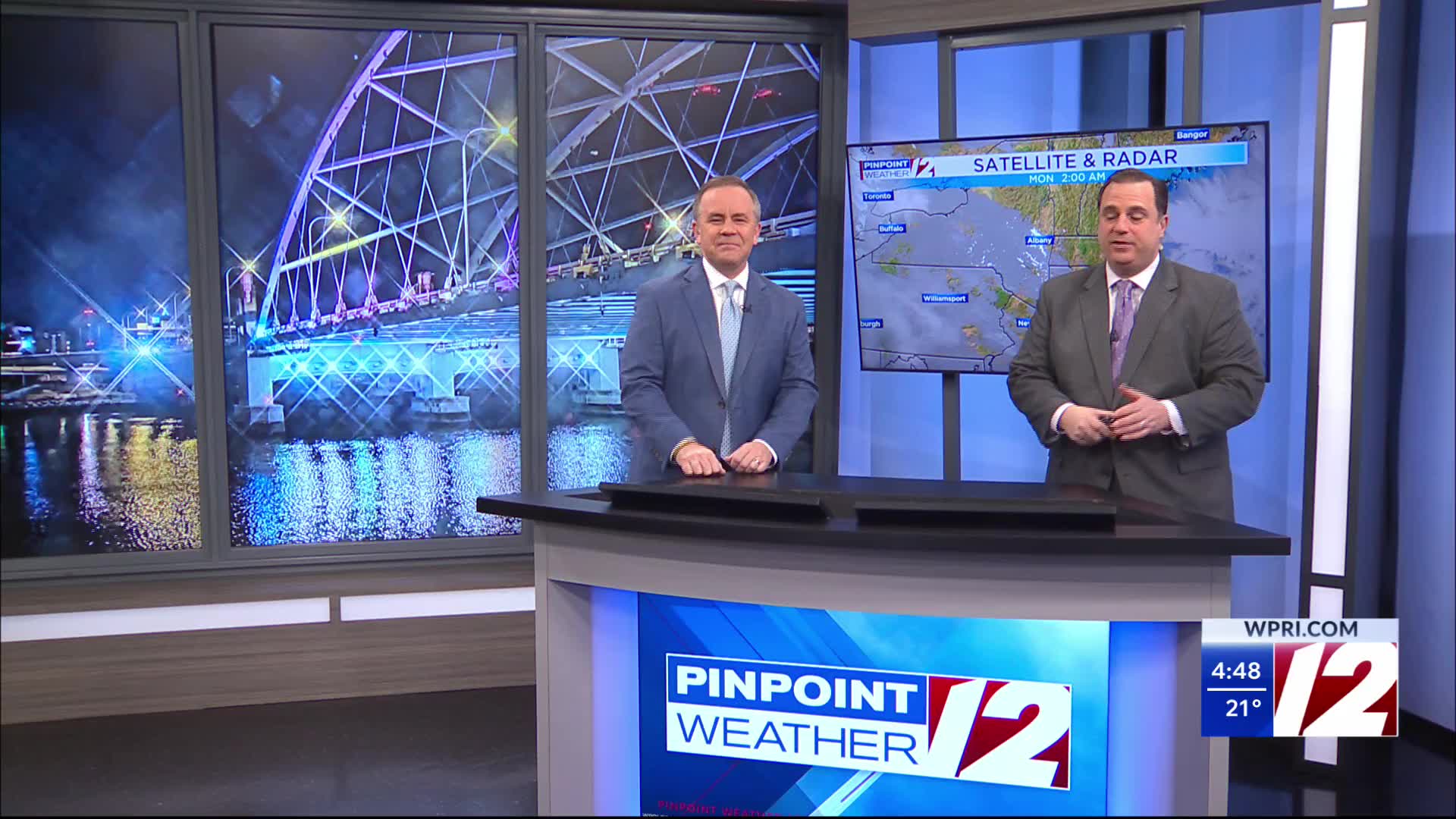 WPRI 12 weather forecast for 1/5/26: Dry today; light snow and freezing ...