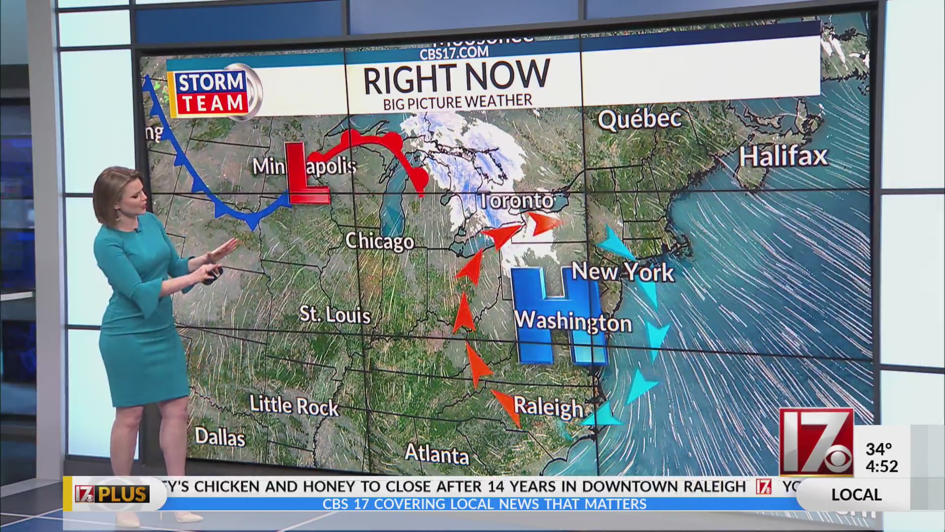 Warmer than normal temperatures arrive for central NC