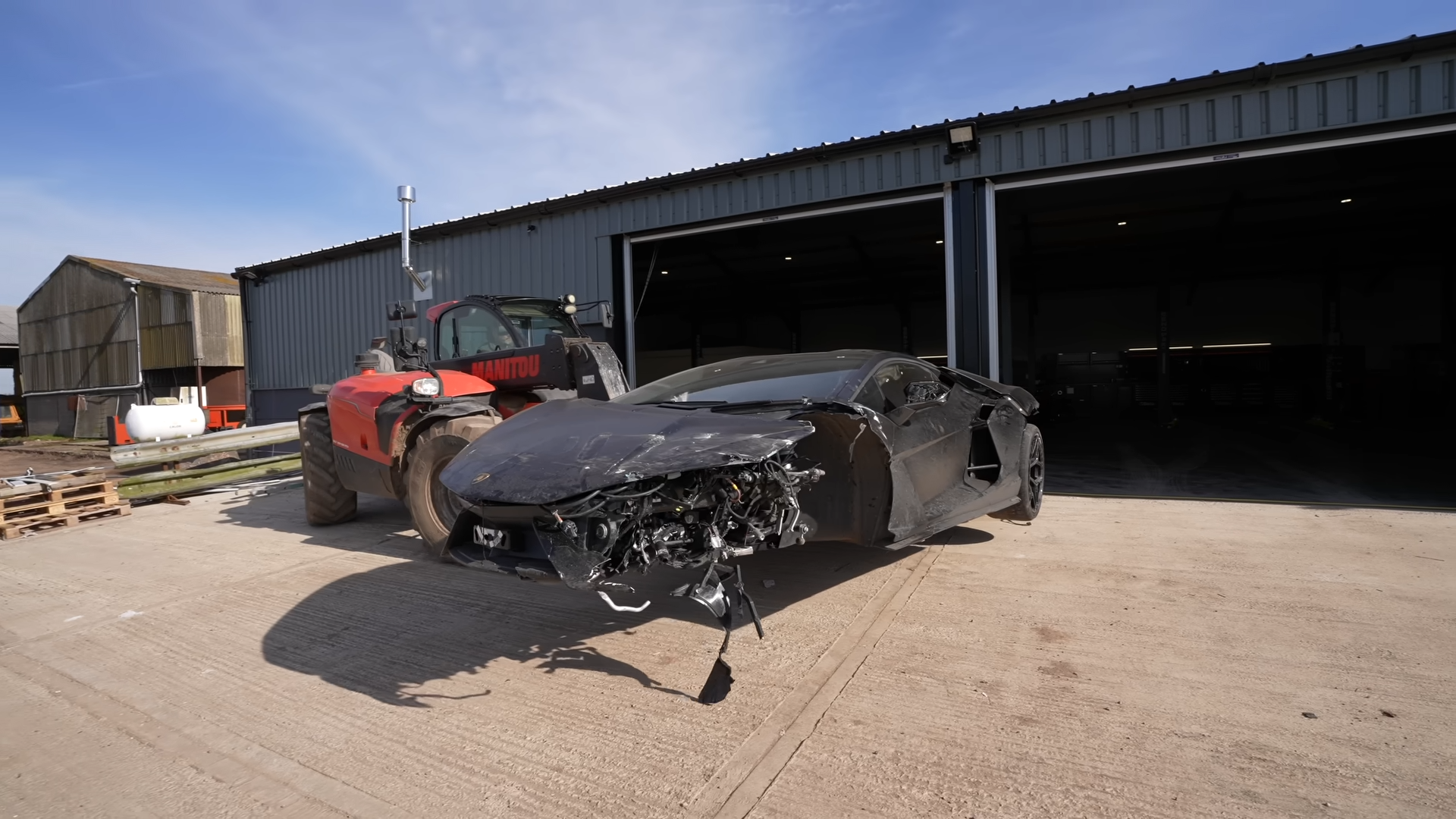 What happens when you crash a $500,000 Lamborghini