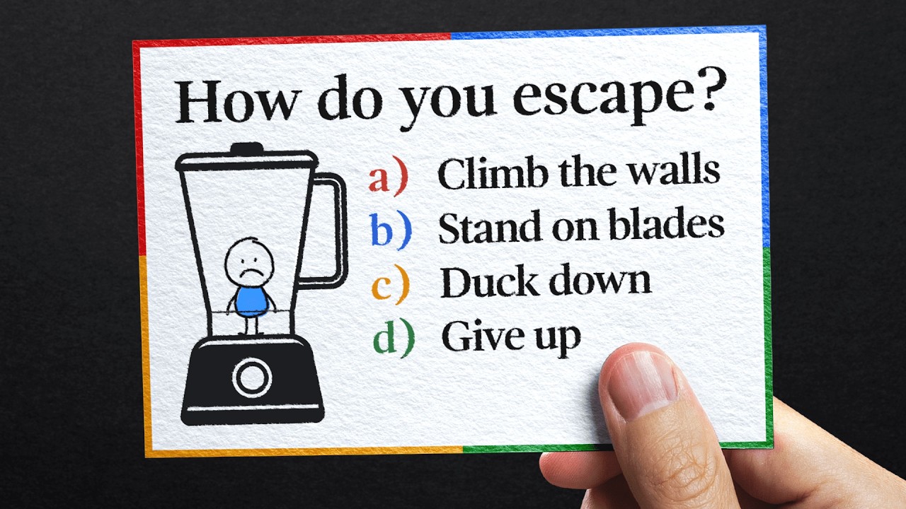 Why the "Stupid" answer to the blender question might be the right one