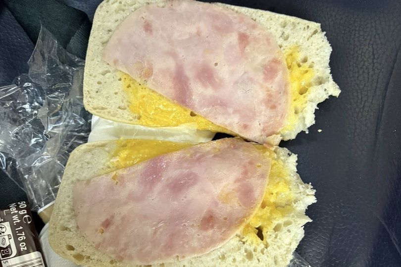 Dad served worst meal ever on Ryanair flight and even cabin crew agreed