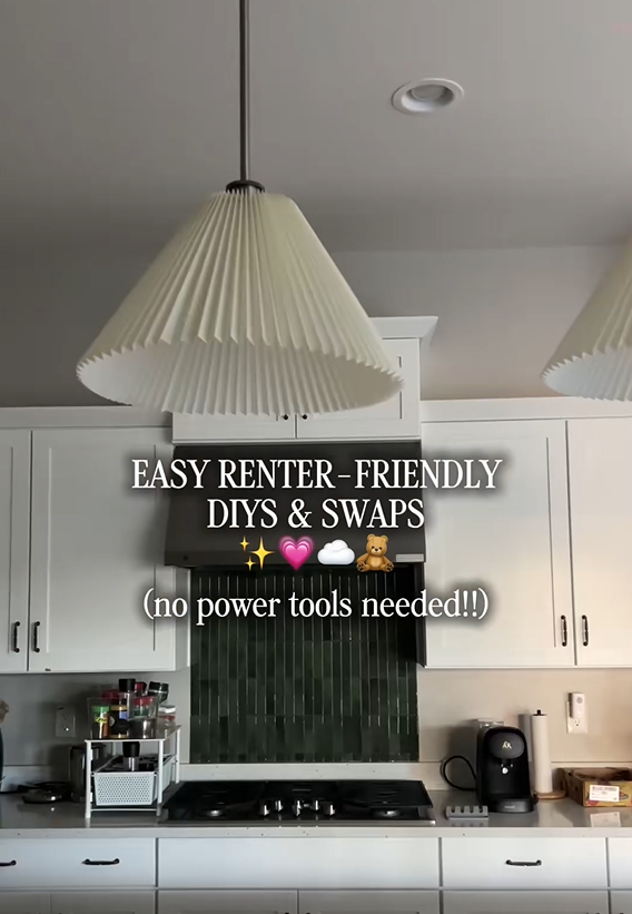 Renter-friendly DIYs & home decor | Amazon home finds and kitchen upgrades