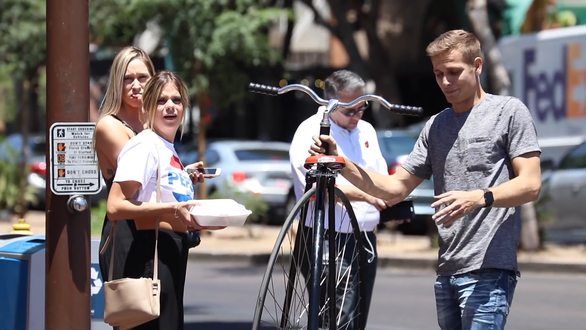 People couldn’t believe this giant bike was real