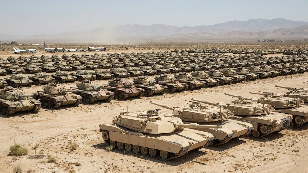 Why 20,000 tanks worth $200 billion are abandoned in the California desert