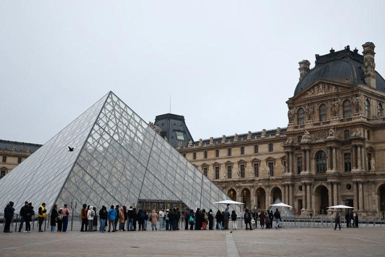 Paris' Louvre Museum opens but some parts stay closed as staff resume ...