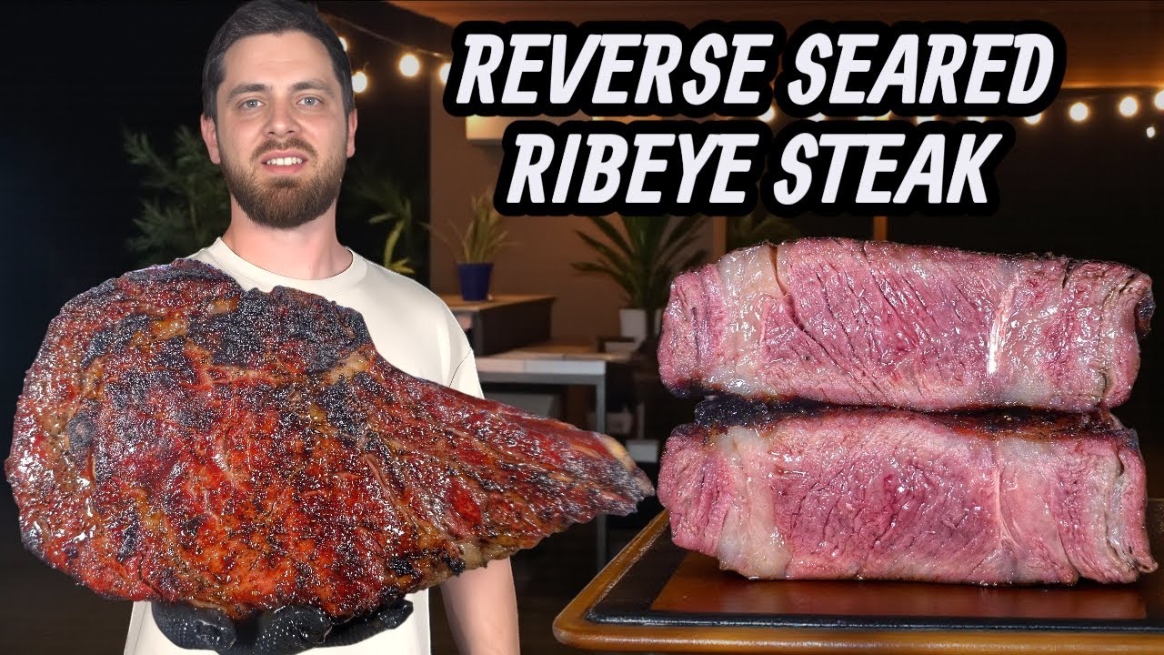 How to reverse sear a ribeye steak in an offset smoker
