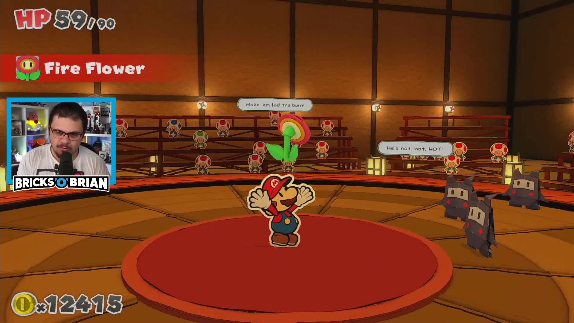 The universal key! - Paper Mario Origami King with Bricks 'O' Brian