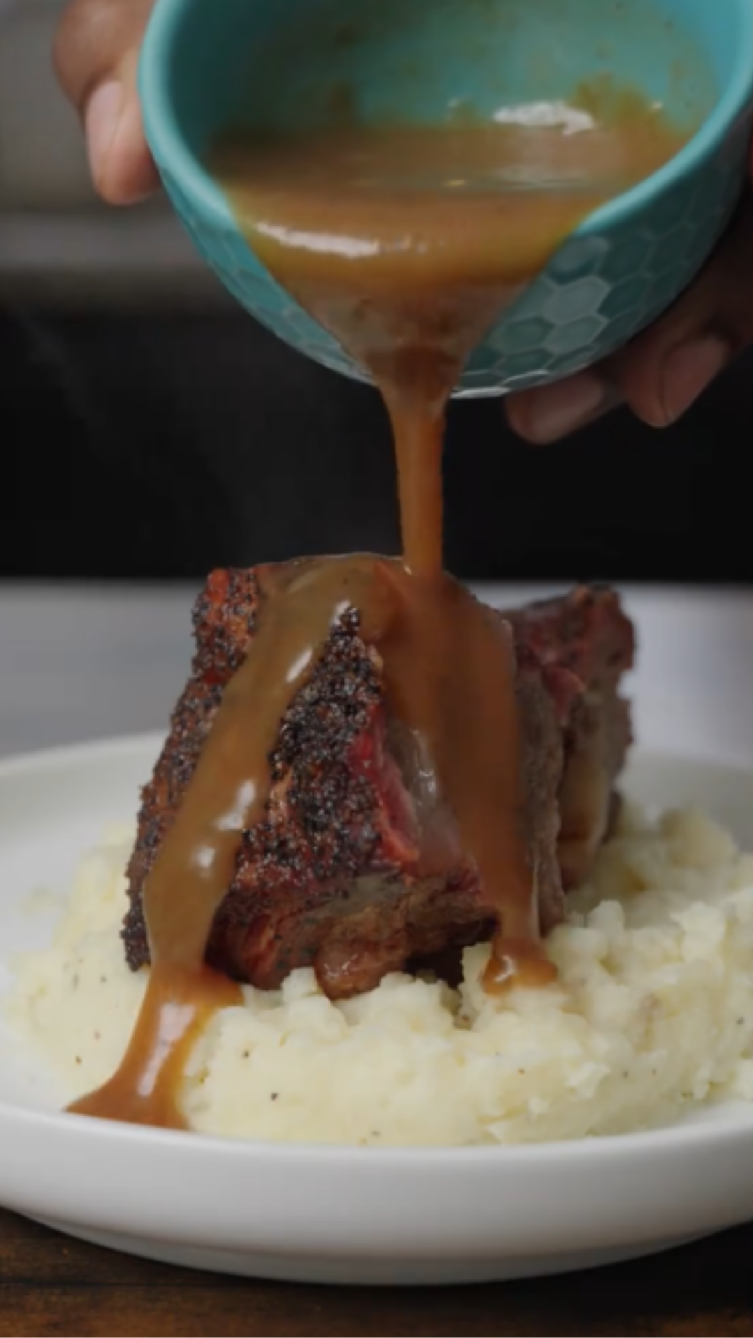 The secret to perfect smoked and Guinness-braised short ribs