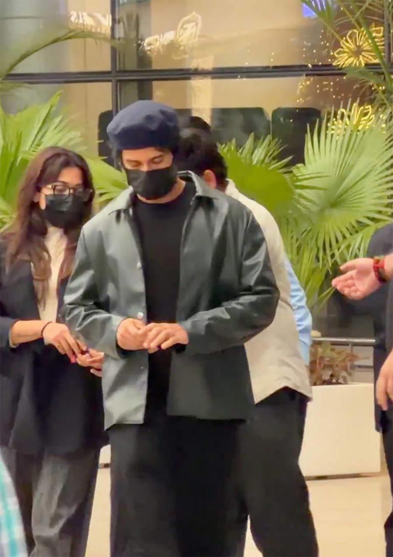 Pics: Rashmika Mandanna, Vijay Deverakonda return from their vacation