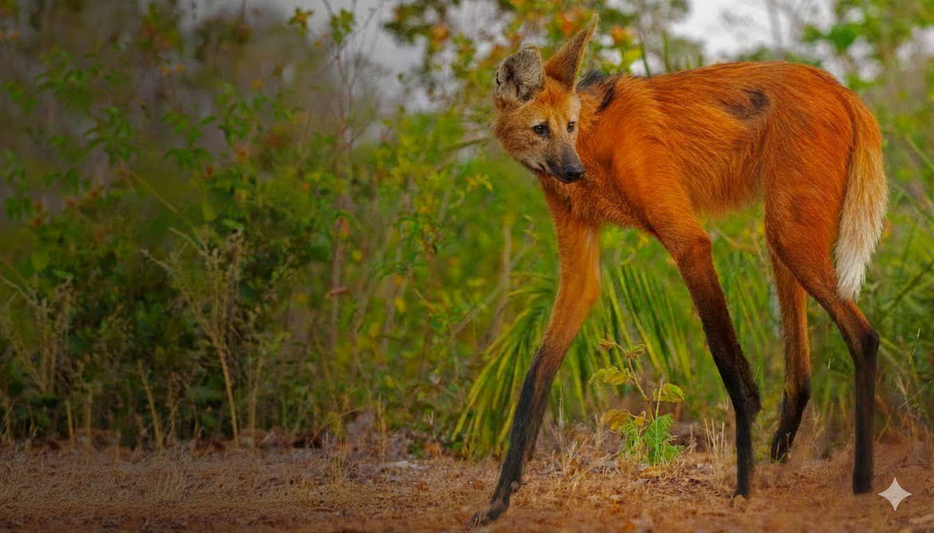 Why the maned wolf feels like a glitch in nature