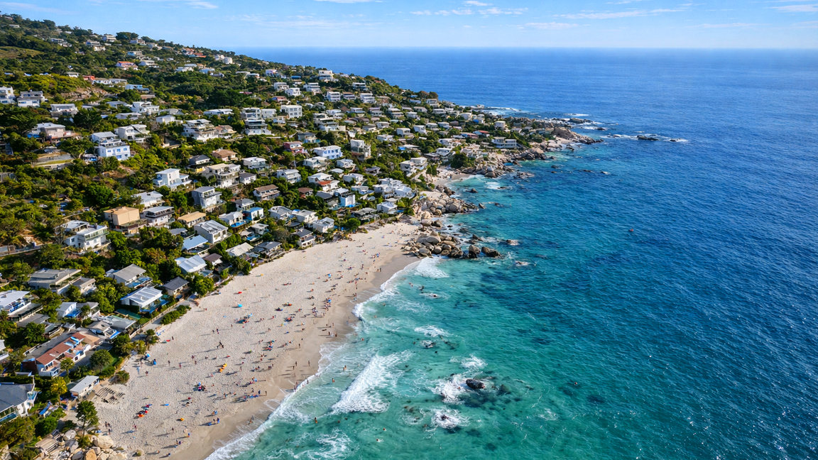 Clifton beaches nestled beneath Cape Town’s slopes