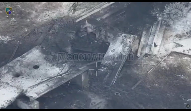 Ukrainian forces wipe out key bridge in stunning air attack