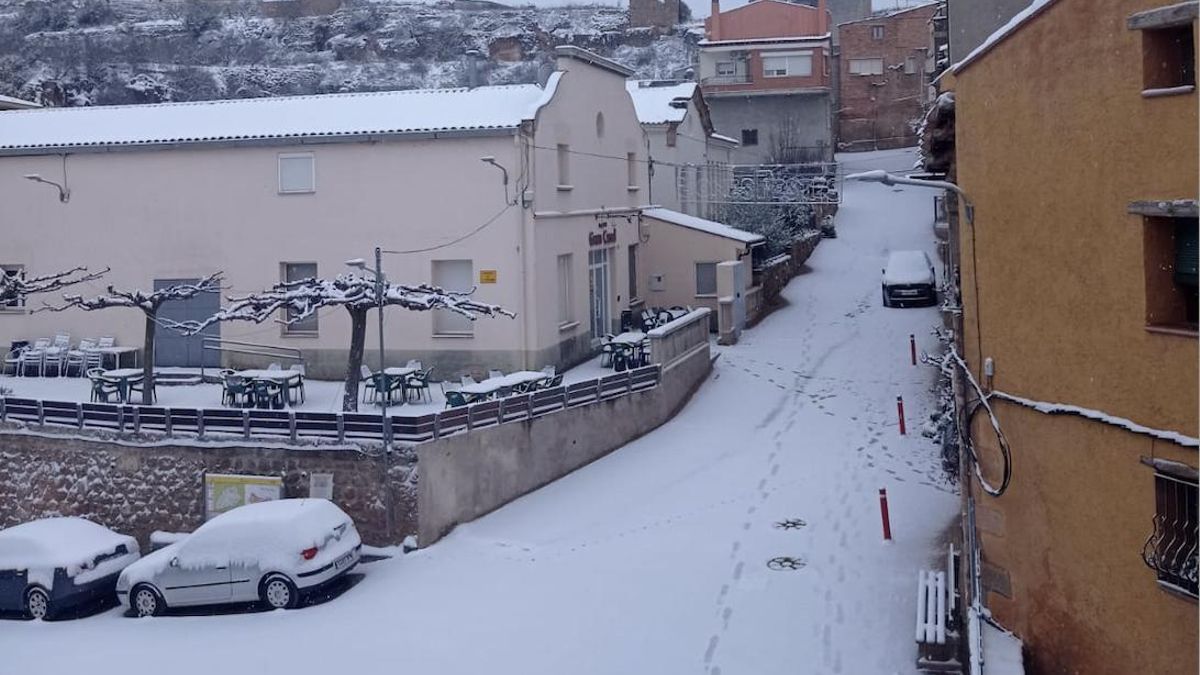 La borrasca Francis deja nevadas en la provincia de Lleida y avanza ...