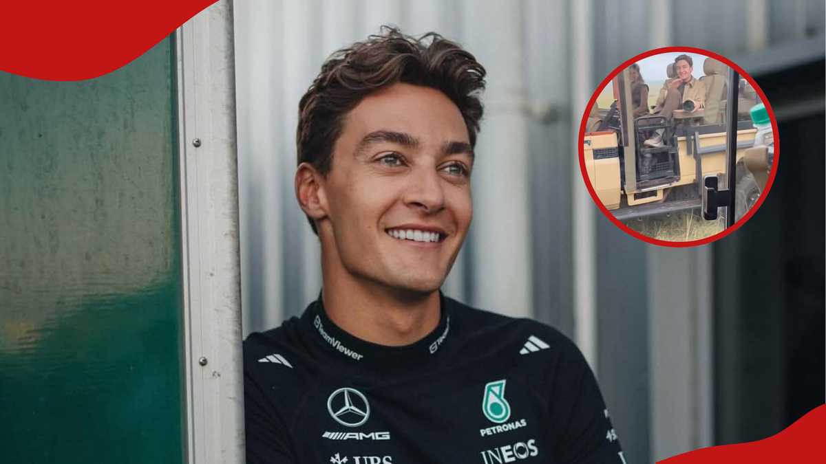 George Russell: Formula 1 star enjoys safari getaway in Kenya