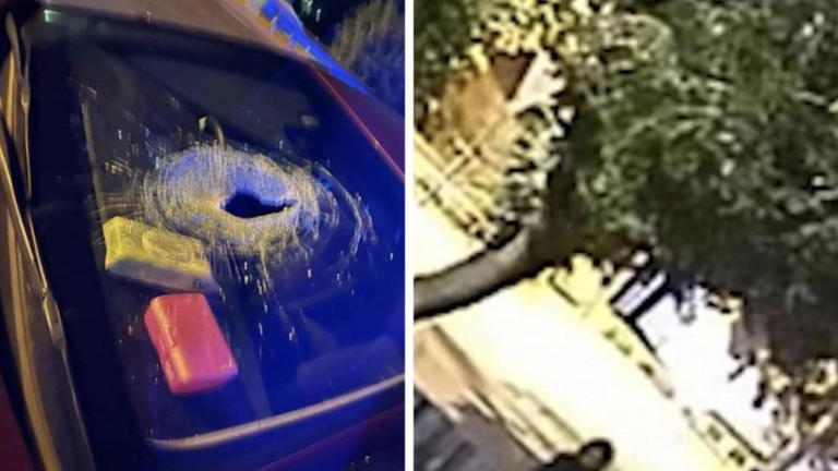 Bricks dropped on cars from Melb overpass