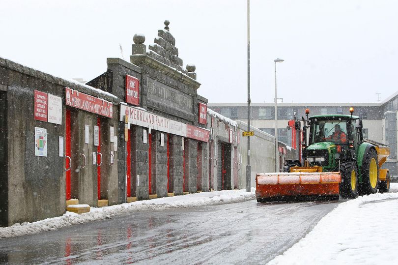 Aberdeen face Rangers travel hell amid severe weather warning that ...