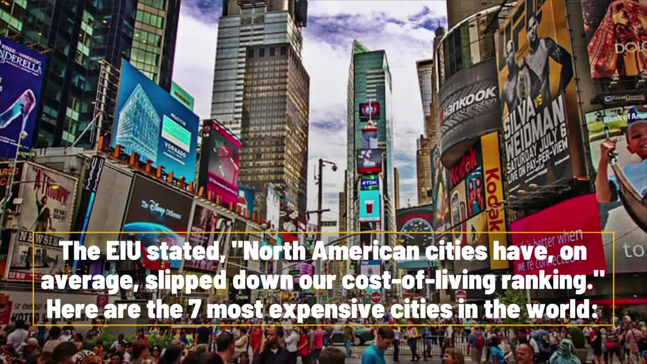 The 7 most expensive cities in the world