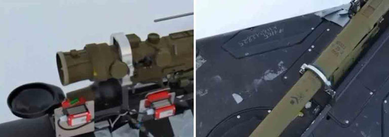 Video: Russian Shahed drone equipped with Verba MANPADS is intercepted