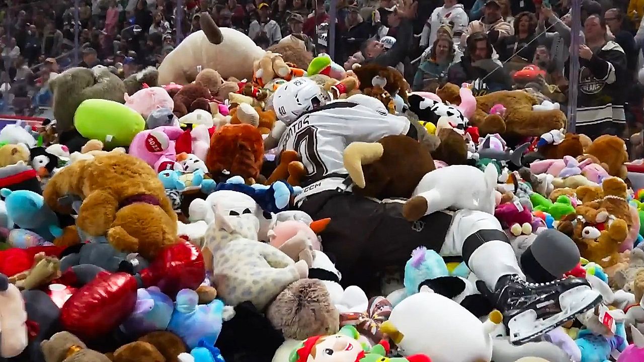 Nearly 82,000 stuffed animals flood Pennsylvania's Giant Center for ...