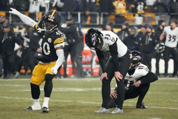 Tyler Loop's missed 44-yard field goal costs Ravens AFC North