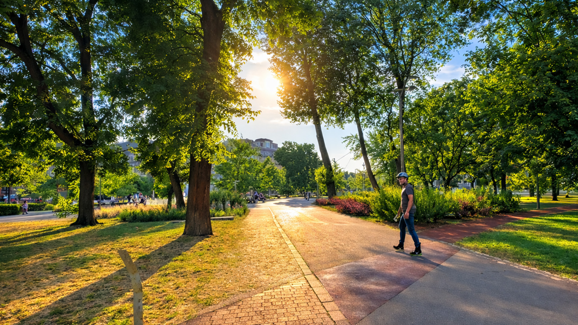 A peaceful walk near Budapest Ethnography Museum
