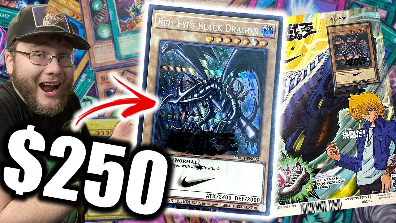 $250 Yu-Gi-Oh! x Nike collaboration? Opening the Red-Eyes Black Dragon ...