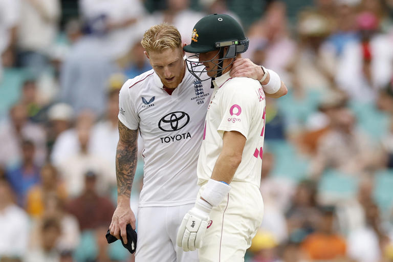 Stokes facing 'trip to the referee' after grabbing Labuschagne