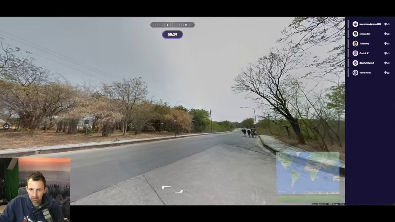 He was confident until the geography questions started