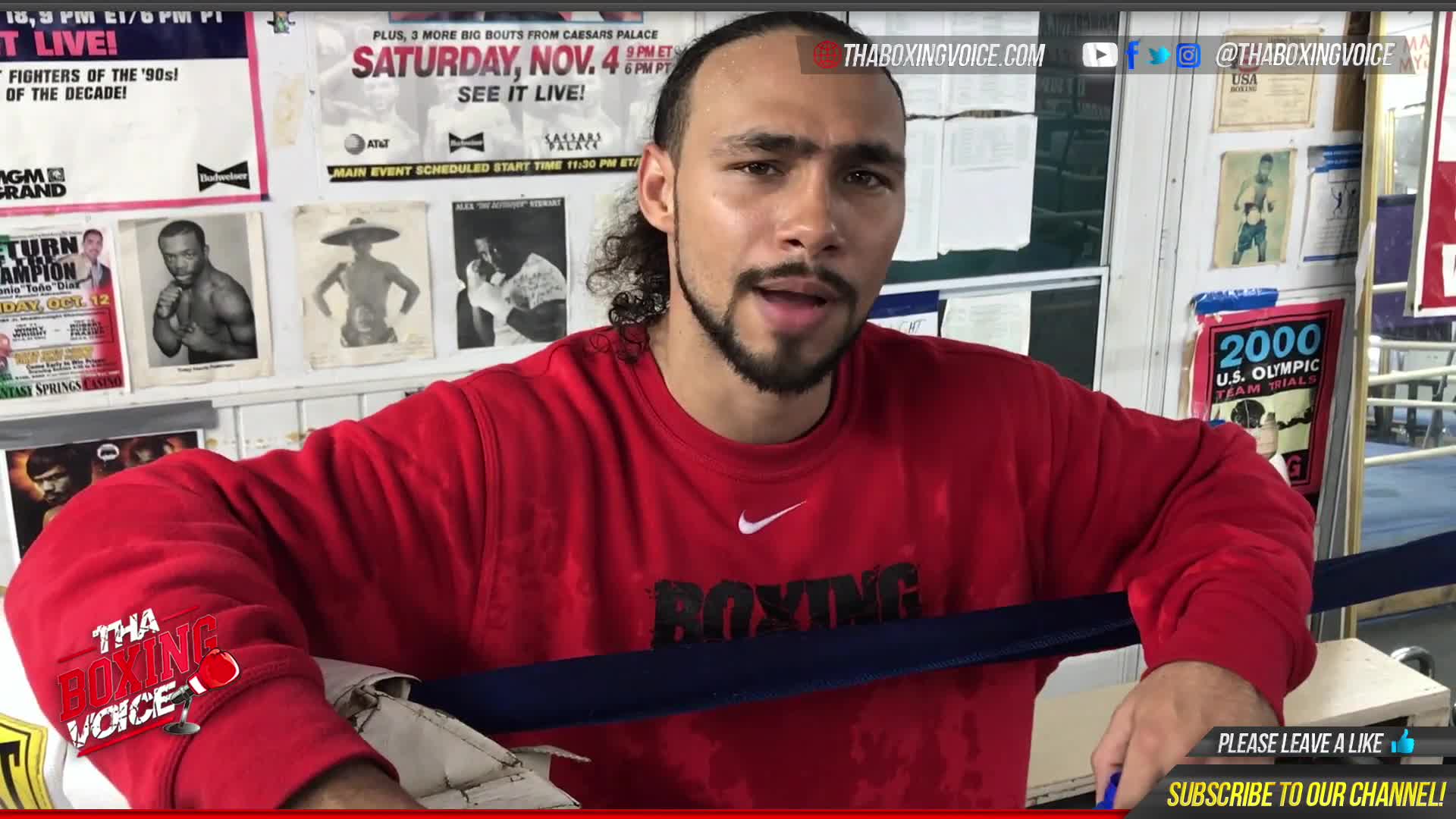 Keith Thurman on Garcia's calling him a hippie "I'm black I'm white I'm ...